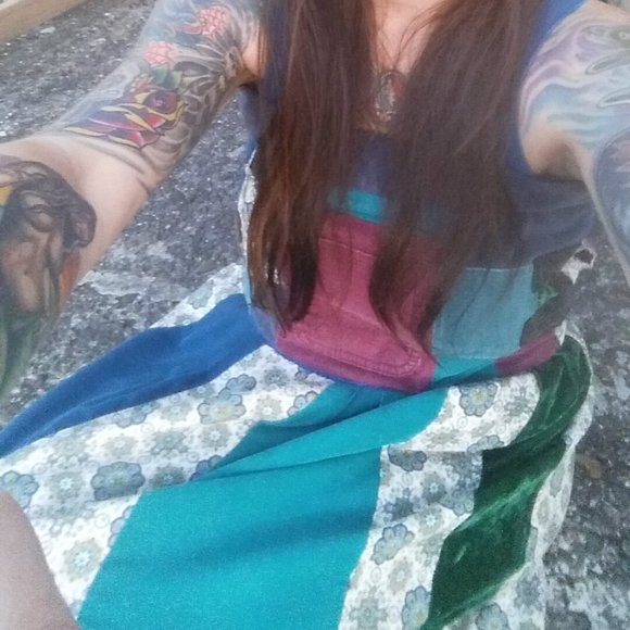 Fabulous hippie | Dresses | Patchwork Dress Grateful Dead | Poshmark